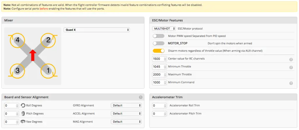 How to set up Betaflight using the Betaflight Configurator