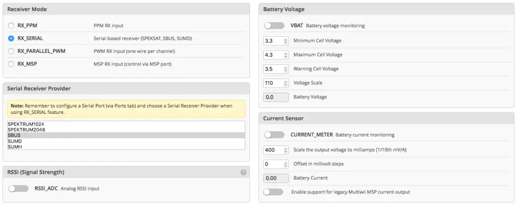 How to set up Betaflight using the Betaflight Configurator